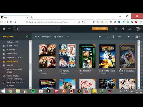 FOR PLEX USERS ONLY: ENABLING MOVIE COLLECTION FOR MOVIE SERIES! - YouTube