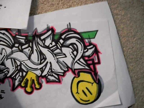 Nerd King Graffiti - YouTube