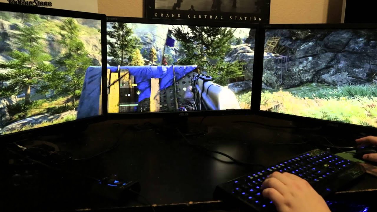 Farcry 4 on Three Monitors! Nvidia Surround SLI GTX 670 (5760x1080 ...
