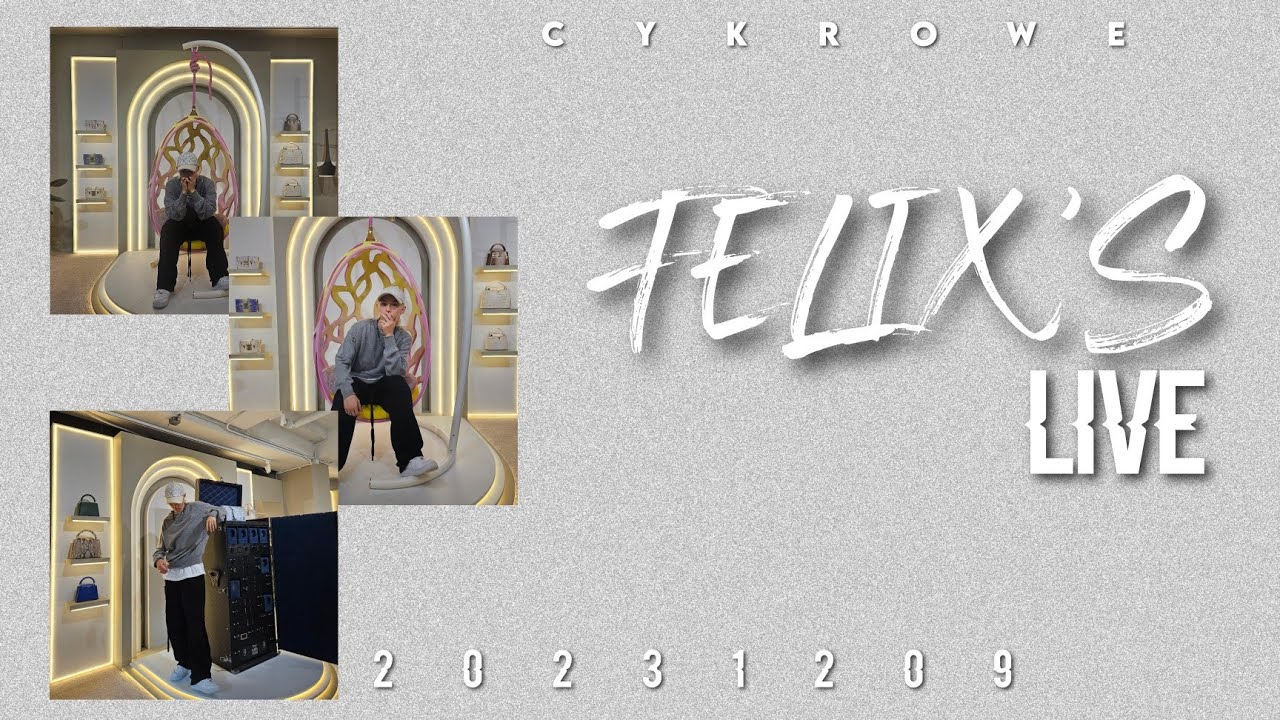 20231209 Felix's Instagram Live (incomplete) - YouTube