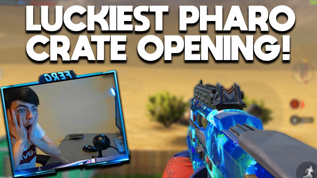 i got the PHARO in my FIRST CRATE and then this happened in COD Mobile... ( LUCKIEST CRATE EVER ...