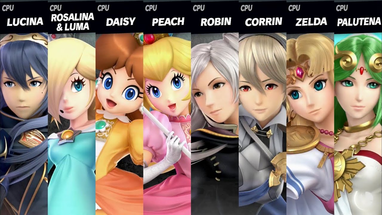 Super Smash Bros. Ultimate - Kathy’s Favourite Female Characters Fight ...