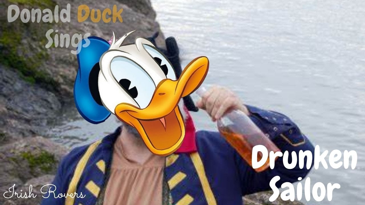 Donald Duck Sings Drunken Sailor - YouTube