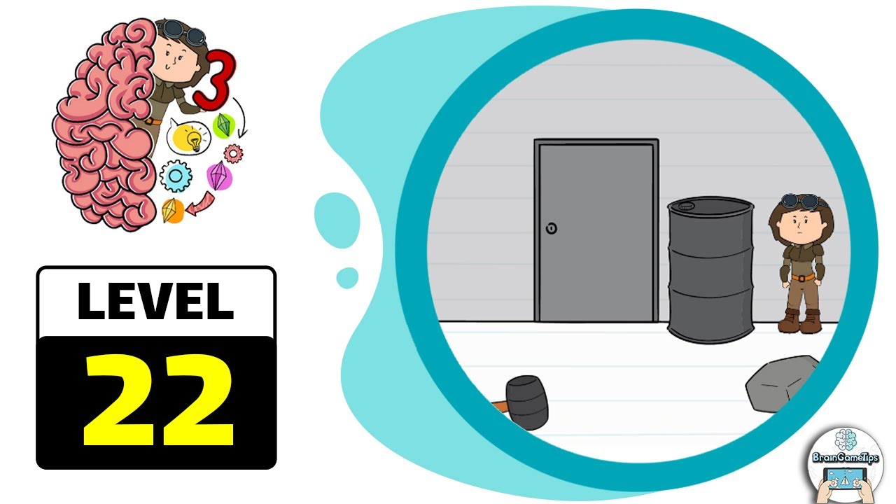 Brain Test 3 Level 22 (Latest version) Walkthrough - YouTube