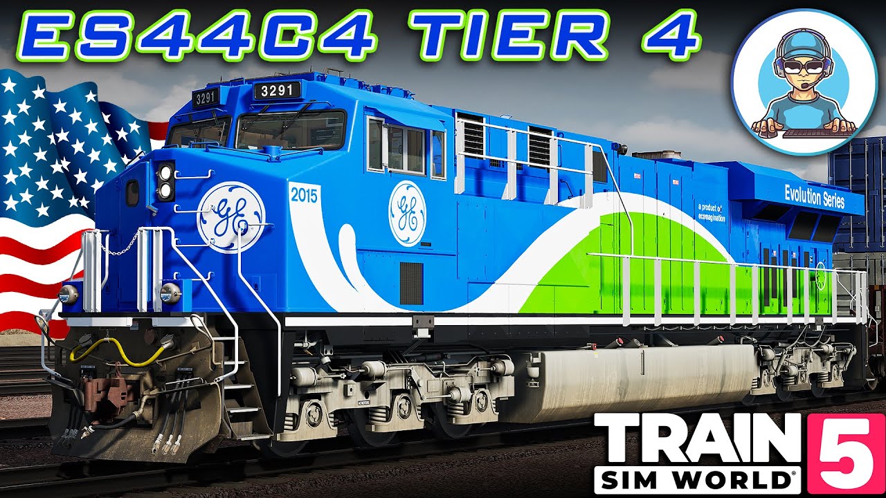 Satisfying ES44C4 Tier 4 (Custom Livery) @TrainSimWorld - YouTube