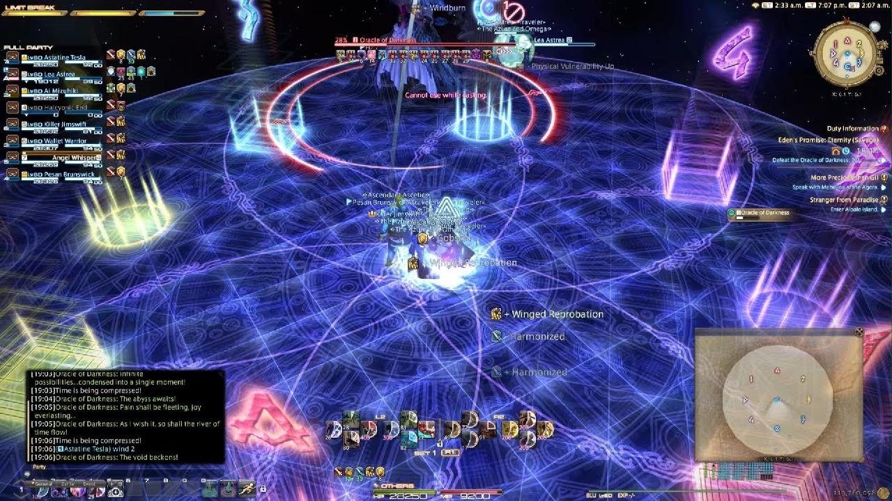 FFXIV - E12S - Blue Mage Clear (Part 2) - YouTube