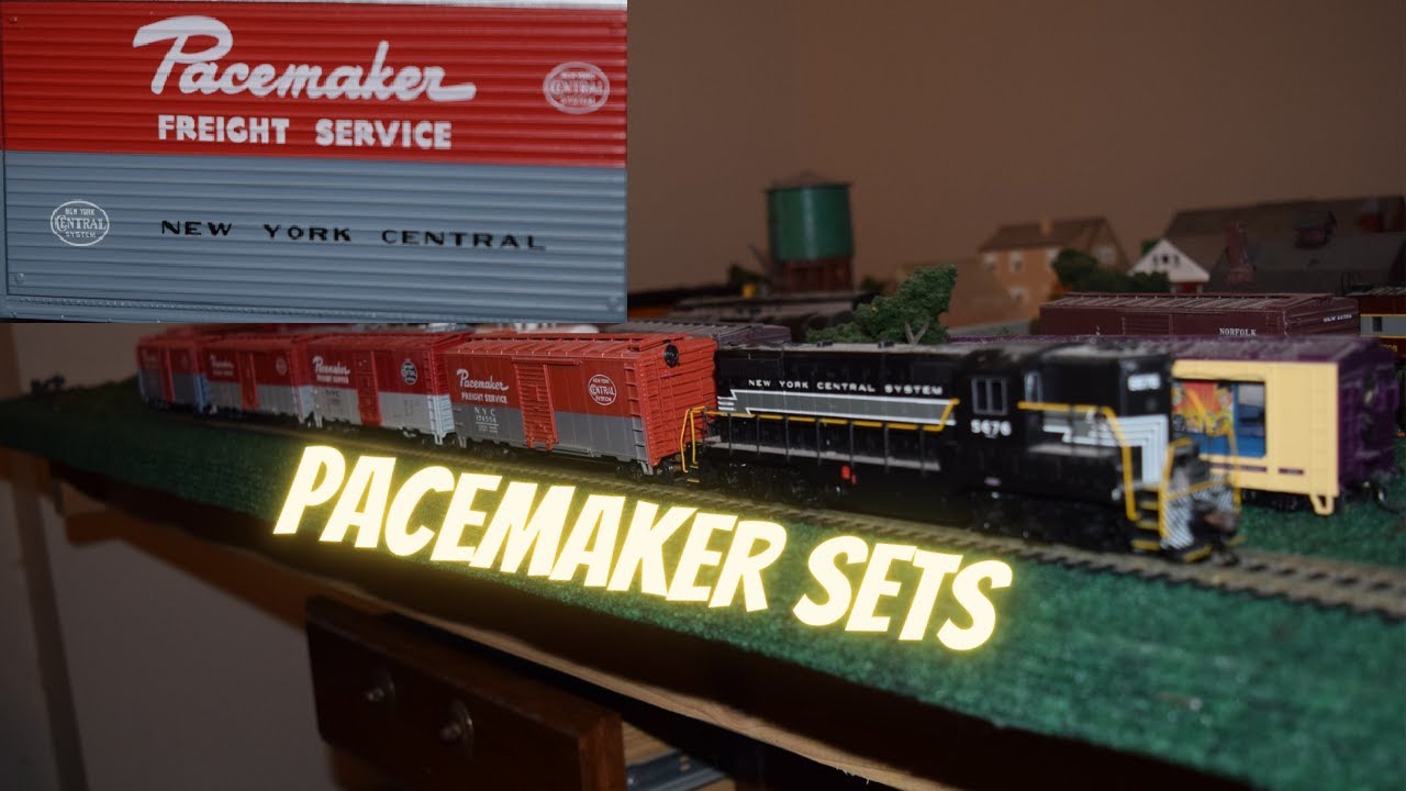 HO Scale New York Central RR Pacemaker Train Sets - YouTube