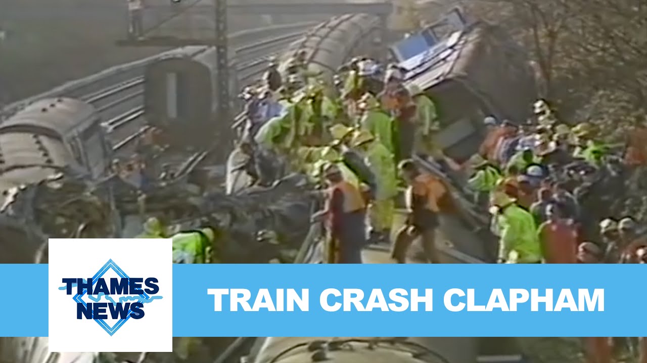 Train Crash Clapham | Thames News - YouTube