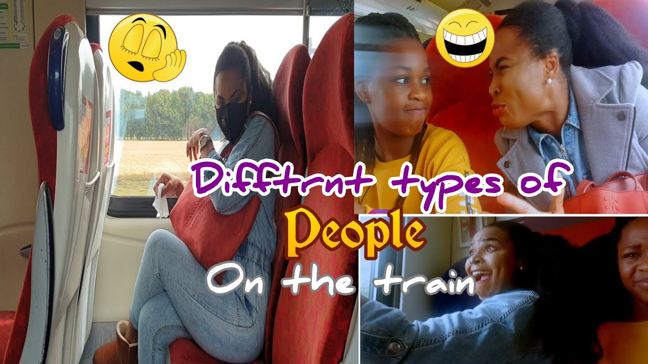Diffrent types of people on the train | funny comedy skit - YouTube