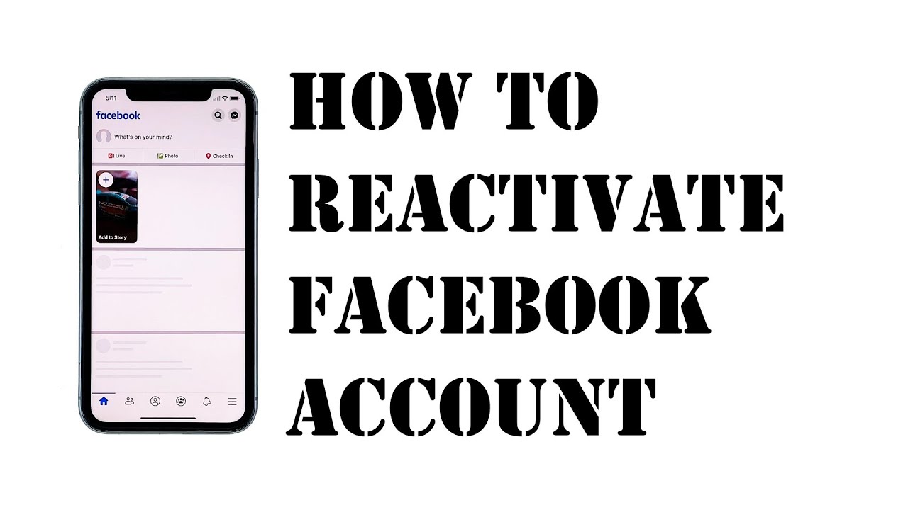 How to Reactivate Facebook Account 2024 - YouTube
