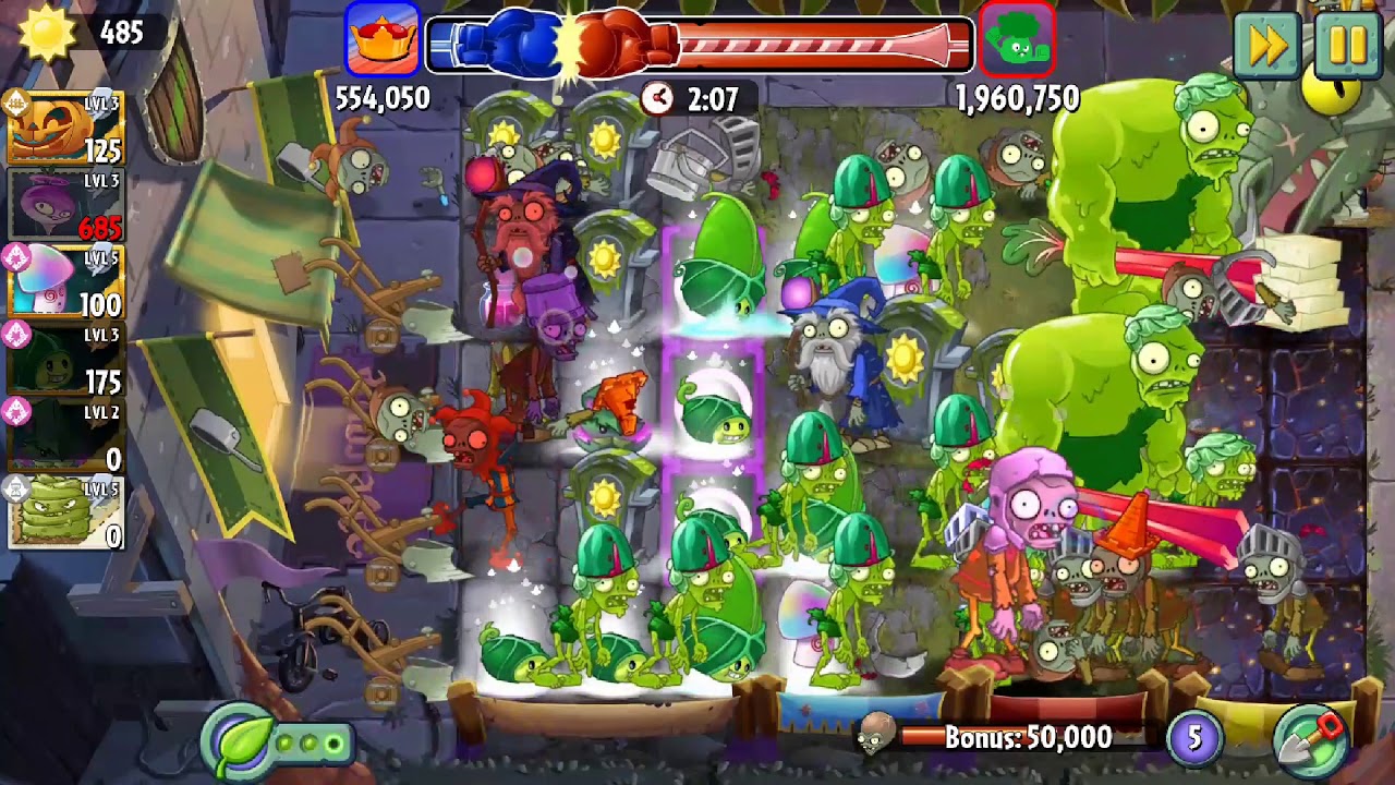 Plants vs Zombies 2 - How to win in versus mode #1 - YouTube
