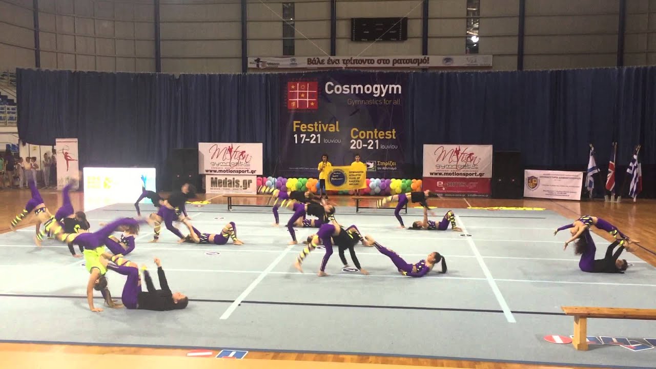 ΓΑΣ Καλυβίων Τμήμα Ενόργανης : Cosmogym 2015 - YouTube