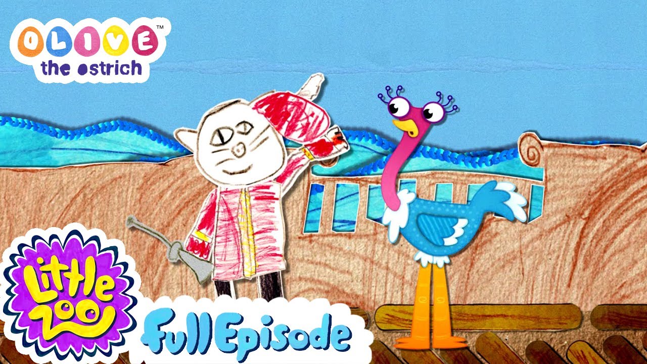 Olive the Ostrich |Olive Lost at Sea | Kids Cartoons - YouTube