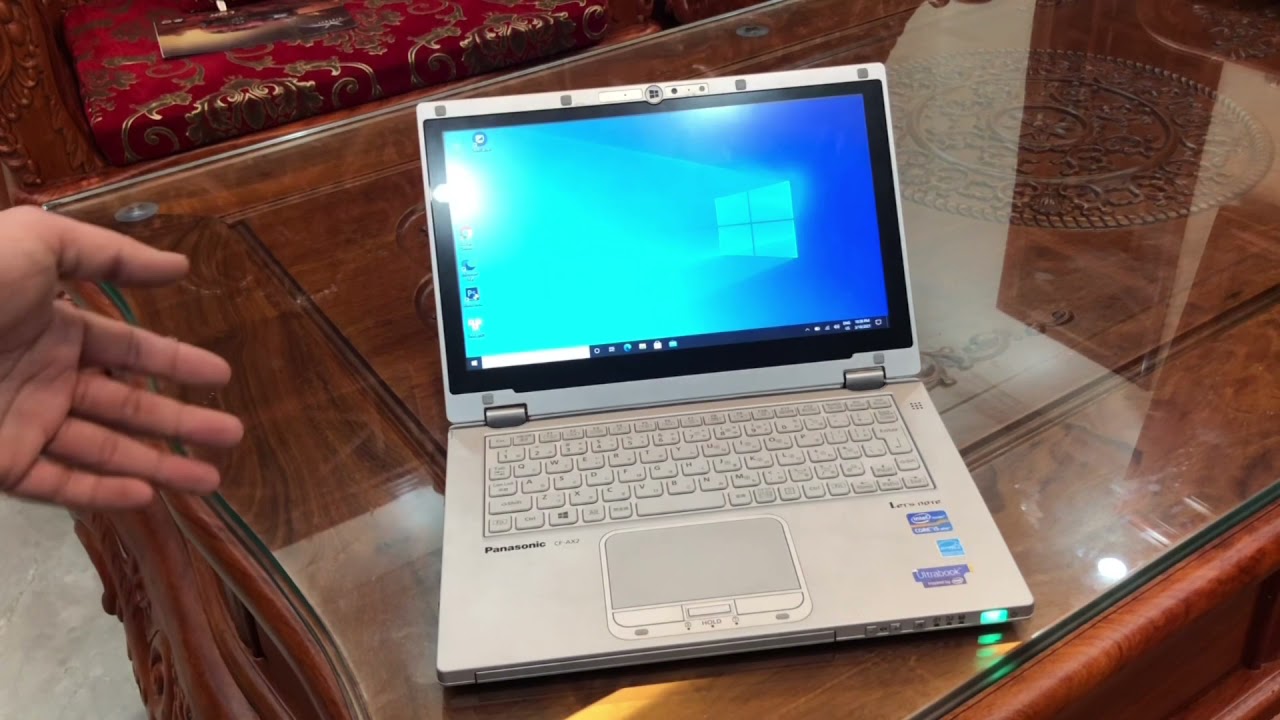 Laptop Panasonic, laptop quân đội siêu bền, biến hình ngoạn mục - YouTube