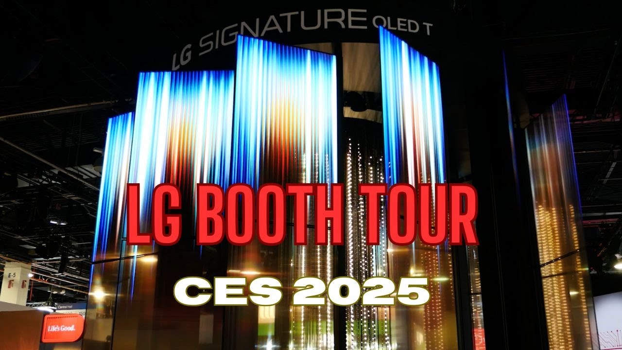 LG CES 2025 booth tour - we reveal the LG Transparent OLED's price ...