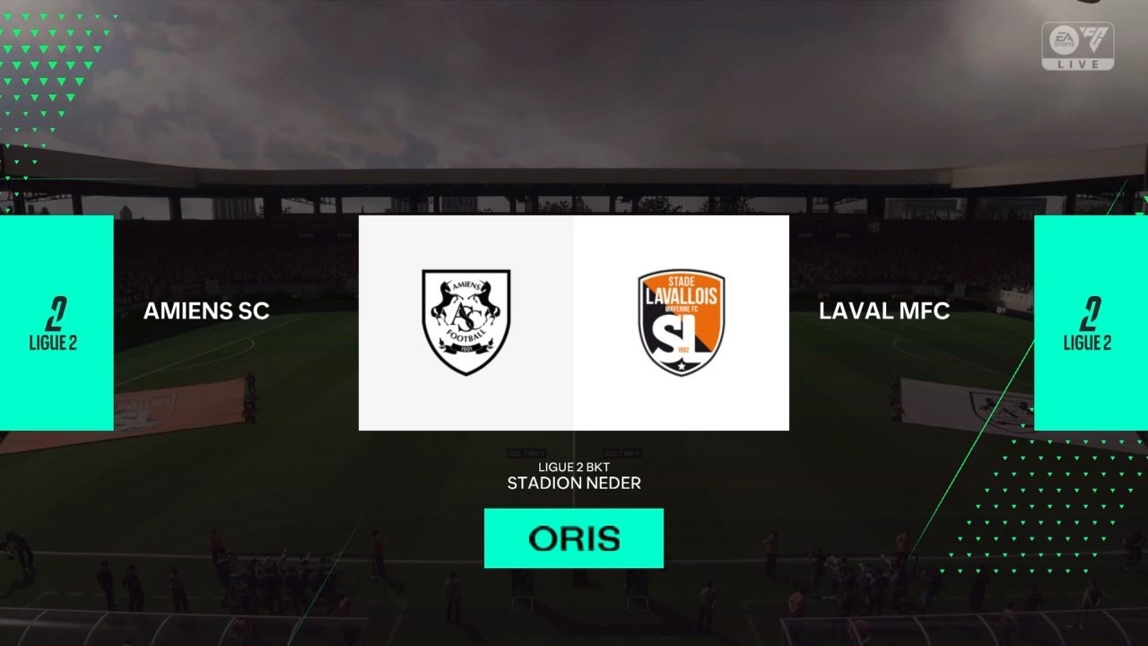 Amiens vs Laval ⚽ Ligue 2 BKT ⚽ - YouTube