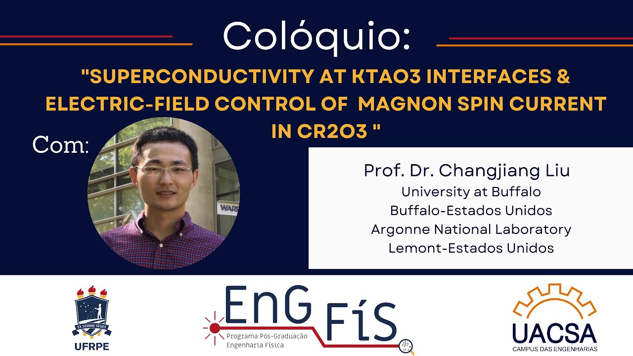 Colóquio do PPENGFIS - Dr. Changjiang Liu - YouTube