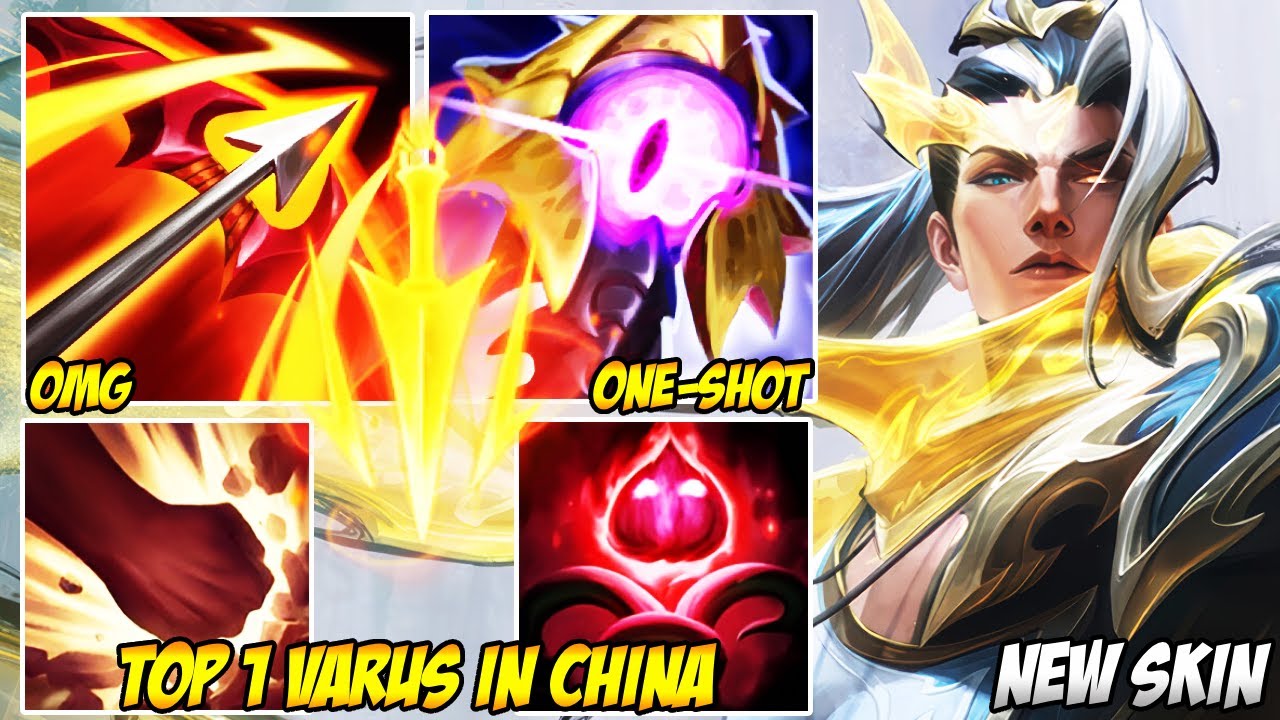 WILD RIFT CHINA TOP 1 VARUS - CALLIGRAPHIA VARUS (NEW SKIN) - YouTube