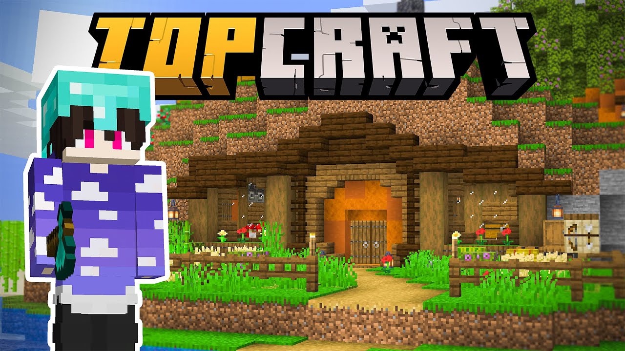 A Minha Nova Casa Ficou Linda Topcraft Ep 02 Minecraft 1 17