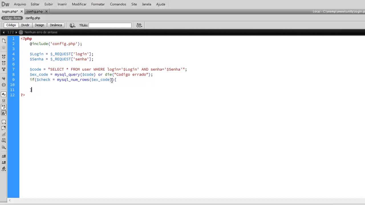 Unity : 2# PHP login e registro - YouTube