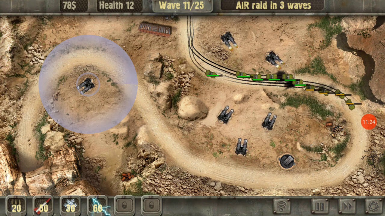 Defense zone Original game - YouTube