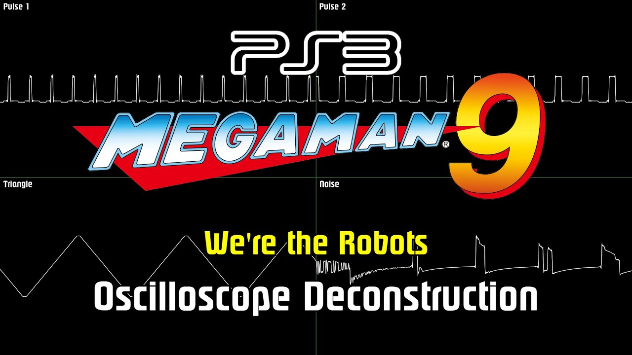 Mega Man 9 (PS3) - We're the Robots (Dr. Wily Stage 2) [Oscilloscope Deconstruction] - YouTube