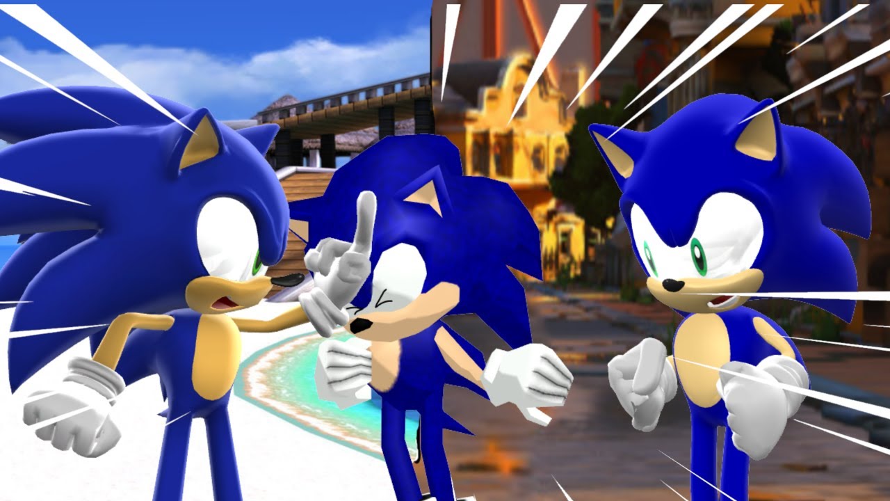 Roasted, but Modern Sonic and Adventure Sonic Roast Forces Sonic! - YouTube