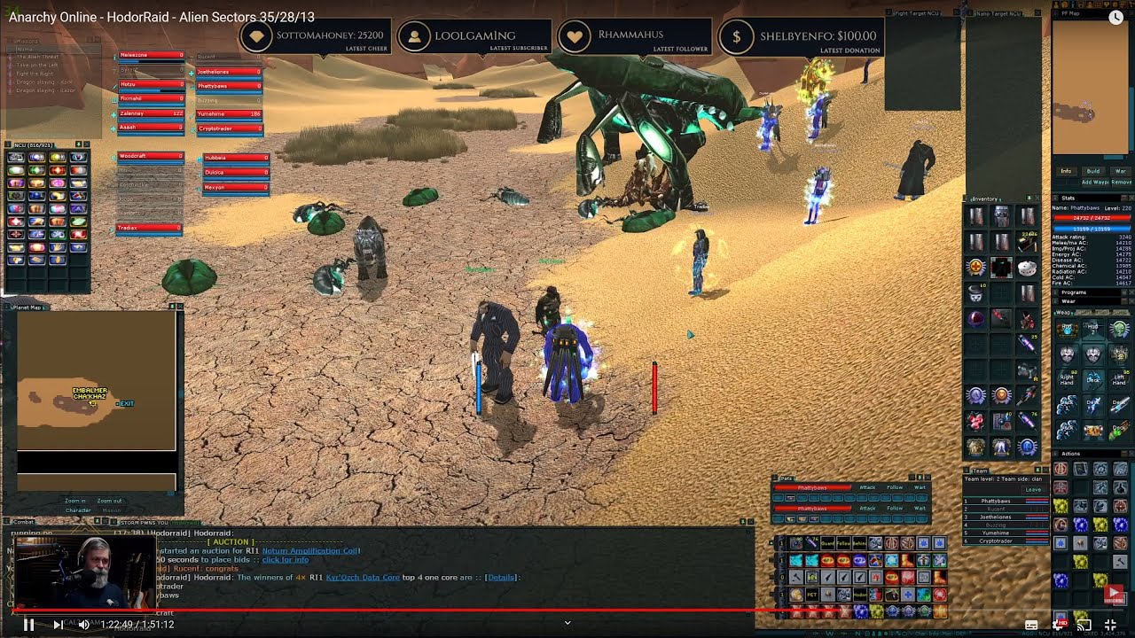 Anarchy Online - HodorRaid - Alien Sectors 35/28/13 - YouTube