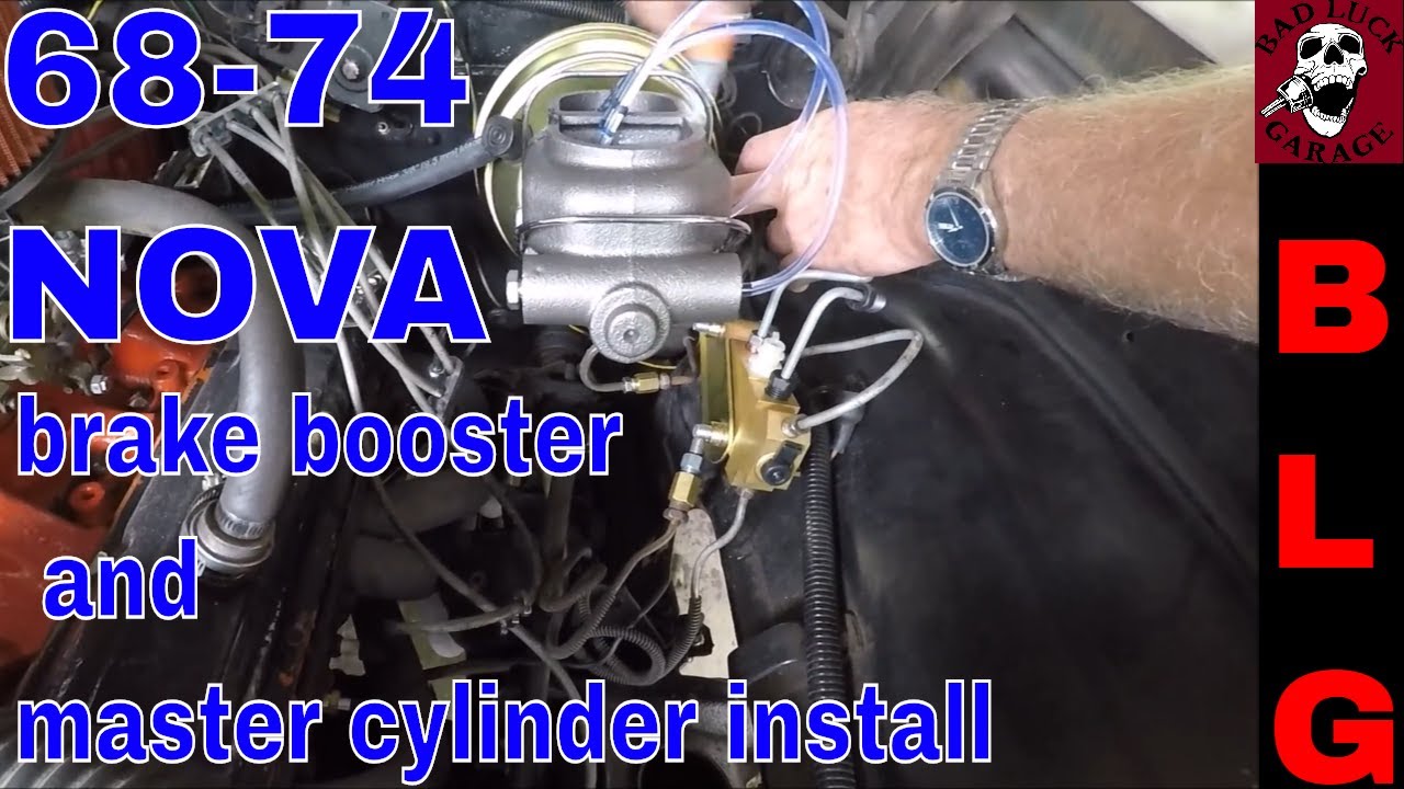 BRAKE BOOSTER AND MASTER CYLINDER INSTALL ON THE DR NOVA BUILD - YouTube