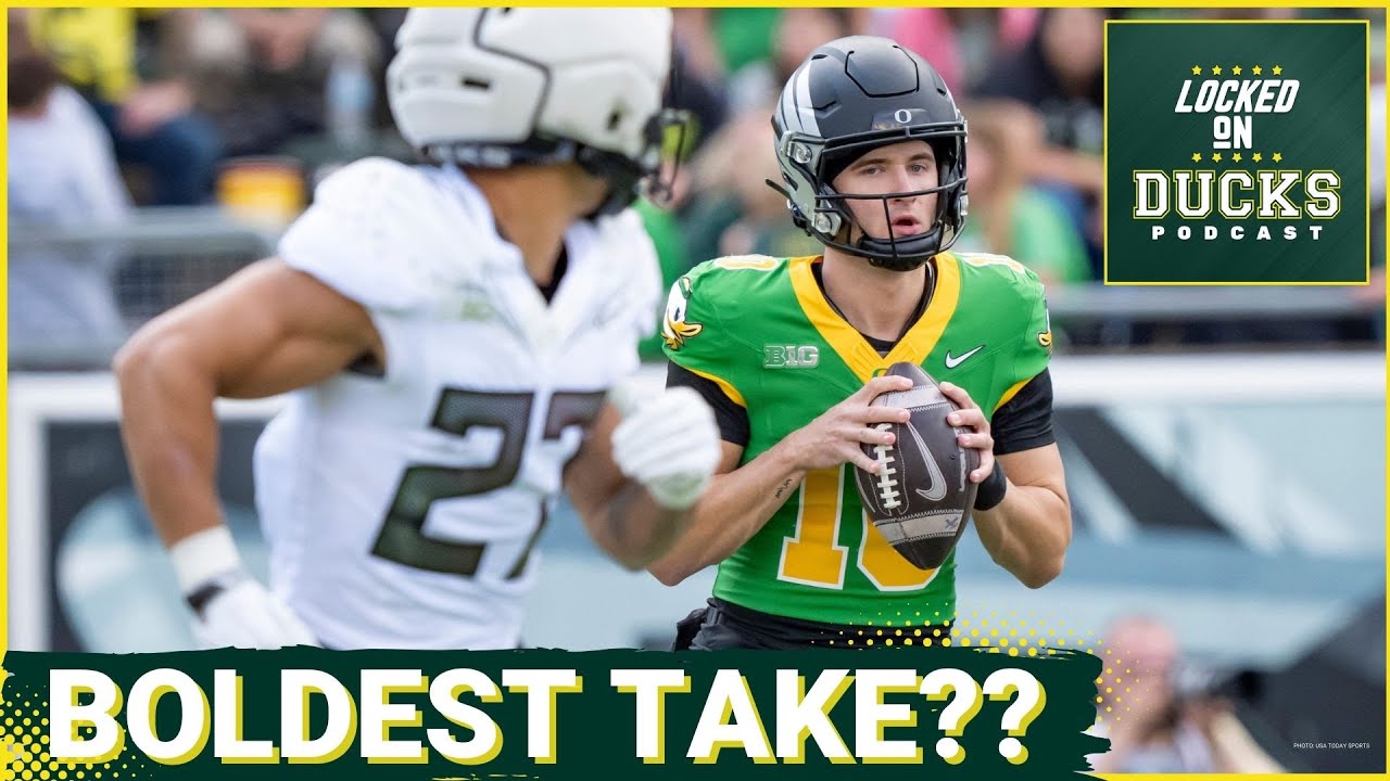 QUARTERBACK CHATTER: Oregon's Luke Moga WINNING starting job in 2025 is ...
