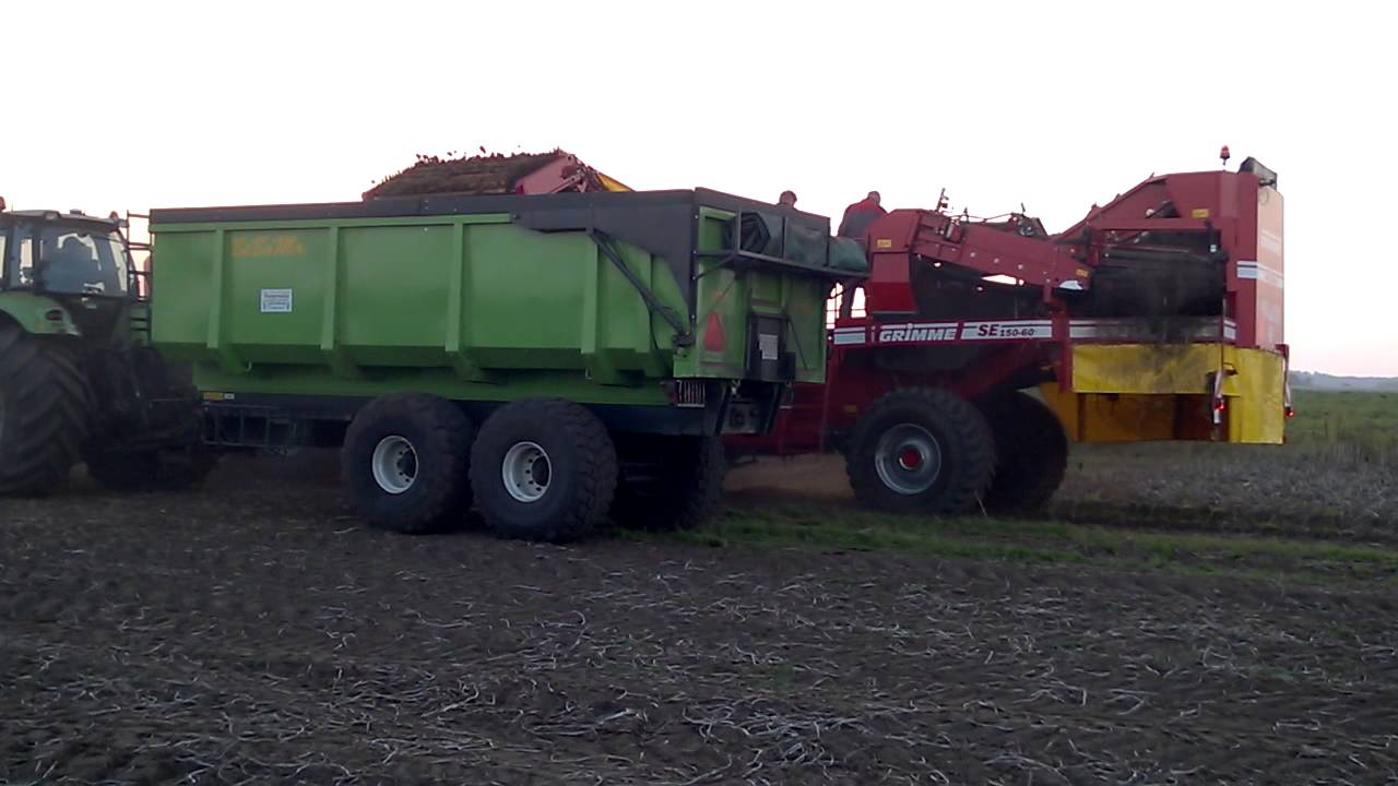 Grimme se 150-60 aardappelrooien - YouTube