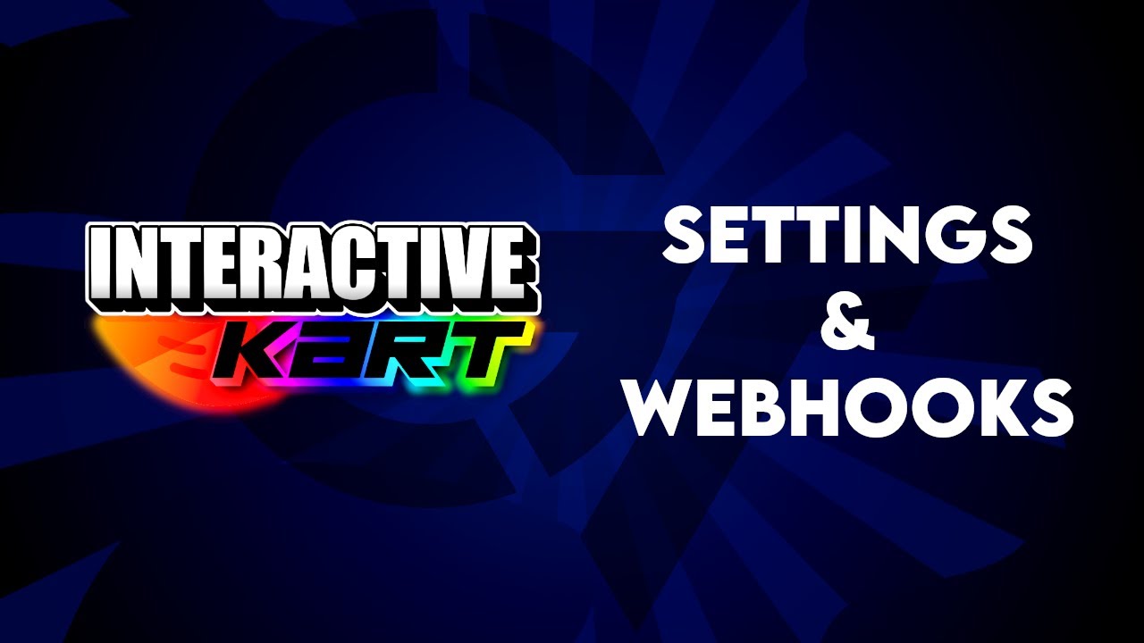 Interactive Kart Settings & Webhooks | Interactive Game for TikTok Live - YouTube