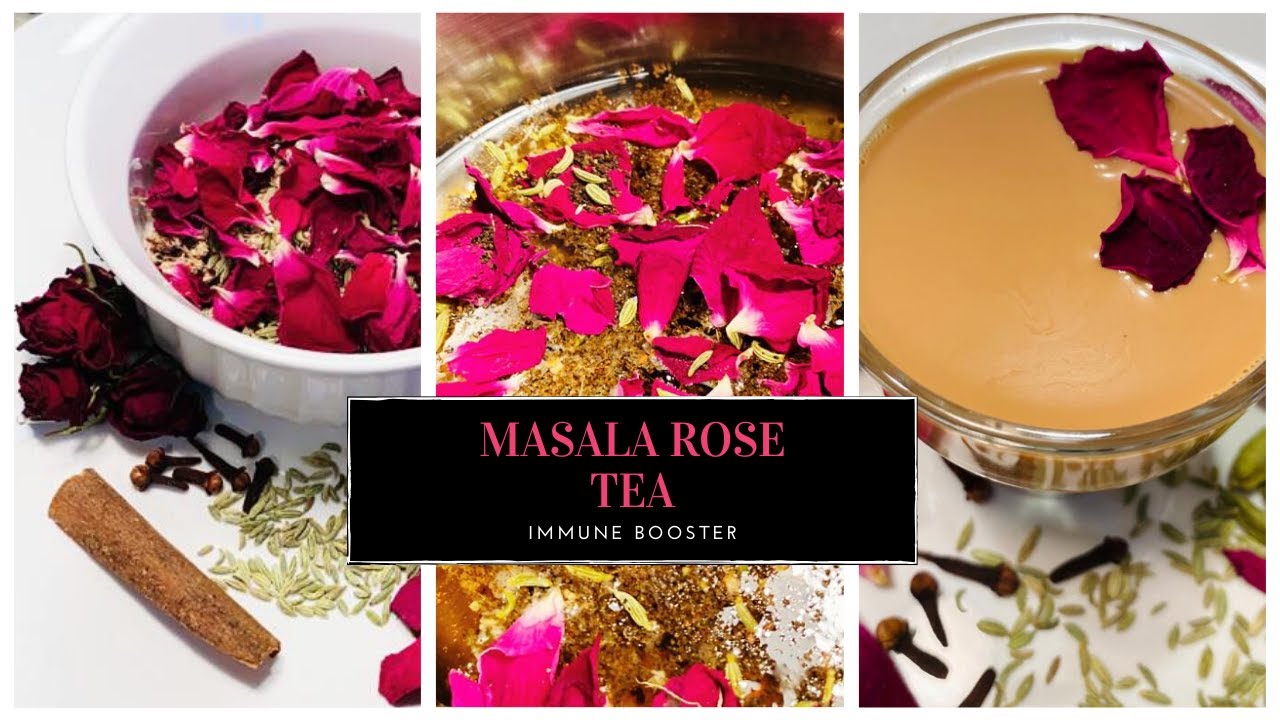 Masala Rose Tea | Ayurvedic Herbal Tea | Authentic Chai | Immune ...