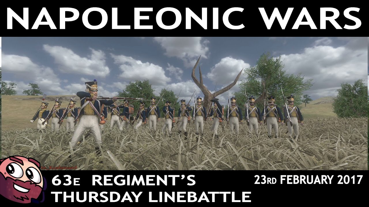 Napoleonic Wars Line Battle | 63e Regiments Thursday Line Battle - 23rd ...