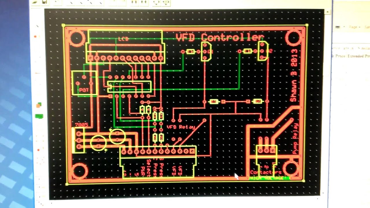 VFD Controller Update: Designed and ordered a custom circuit board ...