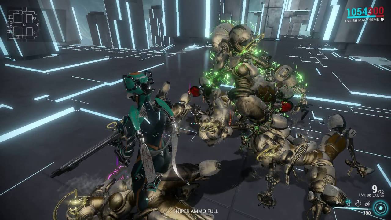 Warframe - Reworked Magnetize + Lanka VS 135 Heavy Gunners - Mag Prime ...