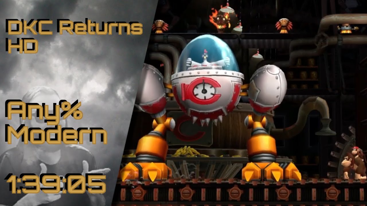 DKC Returns HD | Any% (Modern Mode) - 1:39:05 - YouTube