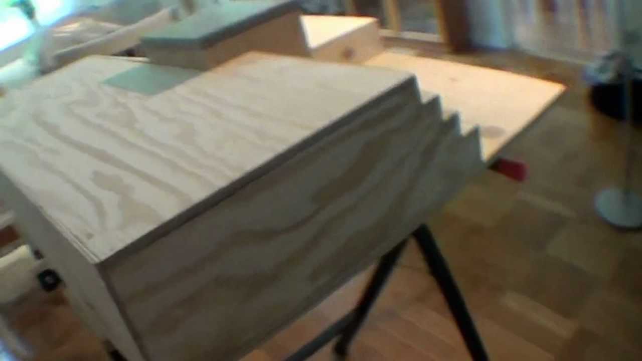 My Homemade Fingerboard park - YouTube