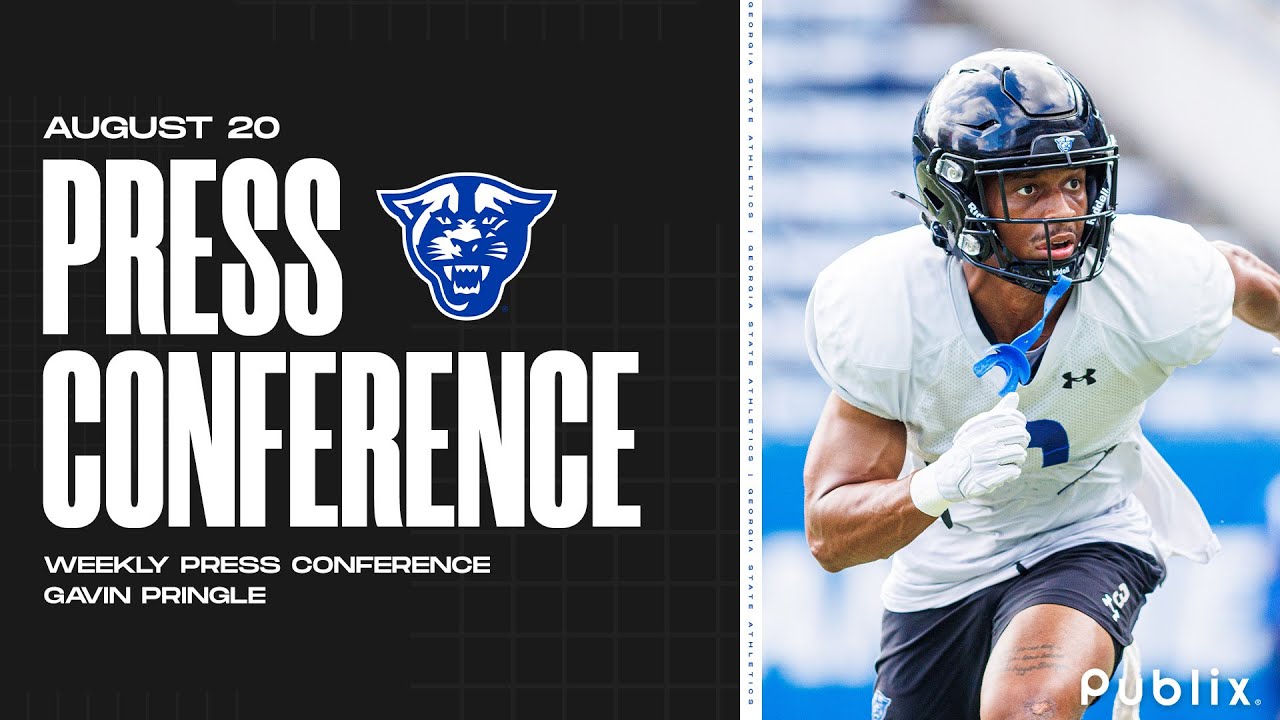 PRESSER: GSU Press Conference w/ CB Gavin Pringle | 08.20.2024 ...