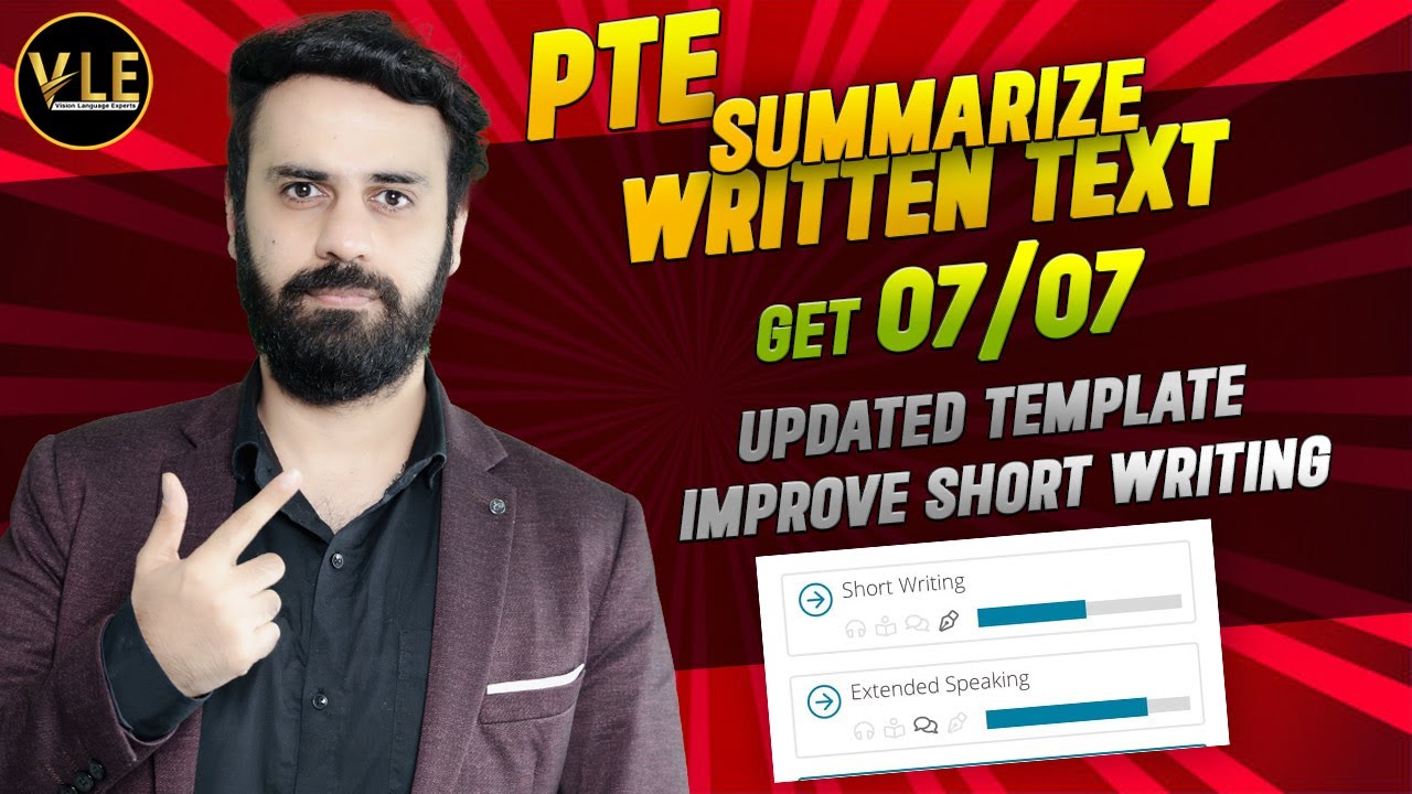 2024 PTE Writing - Summarize Written Text Template | Exam Question ...