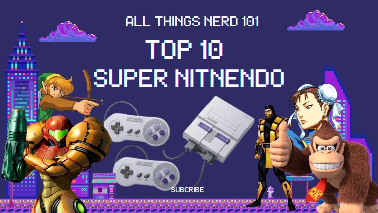 Top 10 Super Nintendo (SNES) Games of ALL TIME - Some of the most ...