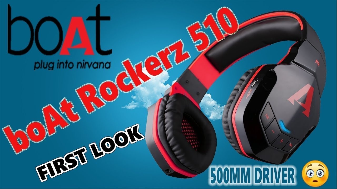 BOAT ROCKERZ "510" WIRELESS HEADPHONES... - YouTube
