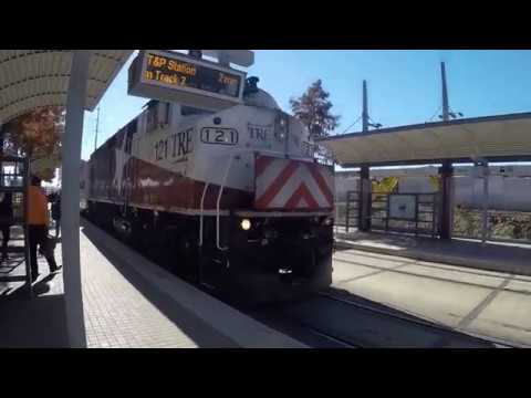 TRE Train - Dallas to Fort Worth & Back - YouTube