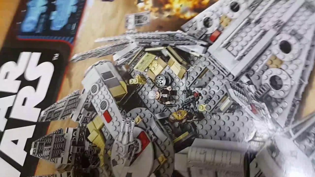 레고 스타워즈 밀레니엄 팔콘(LEGO Star Wars Millennium Falcon) - YouTube