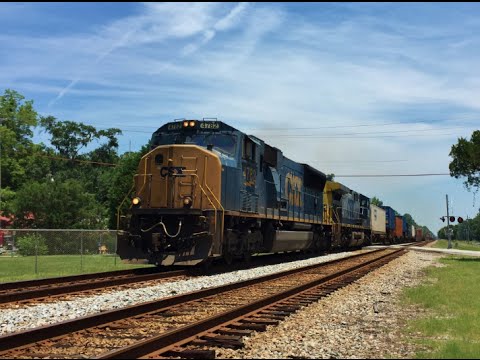 CSX L141 & Q031 Fly Thru Ravenel [HD] - YouTube