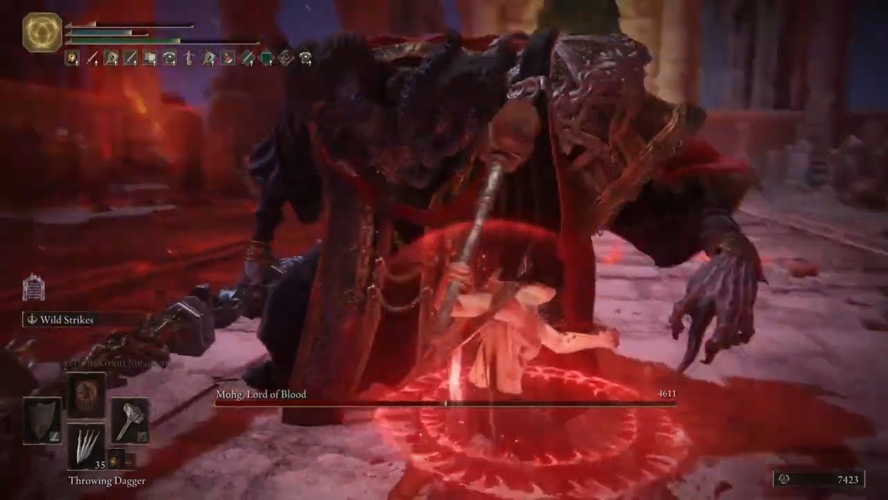 Elden Ring - Mohg, Lord of Blood (RL1 NG+7, No Hit ['Nihil' Damage only ...