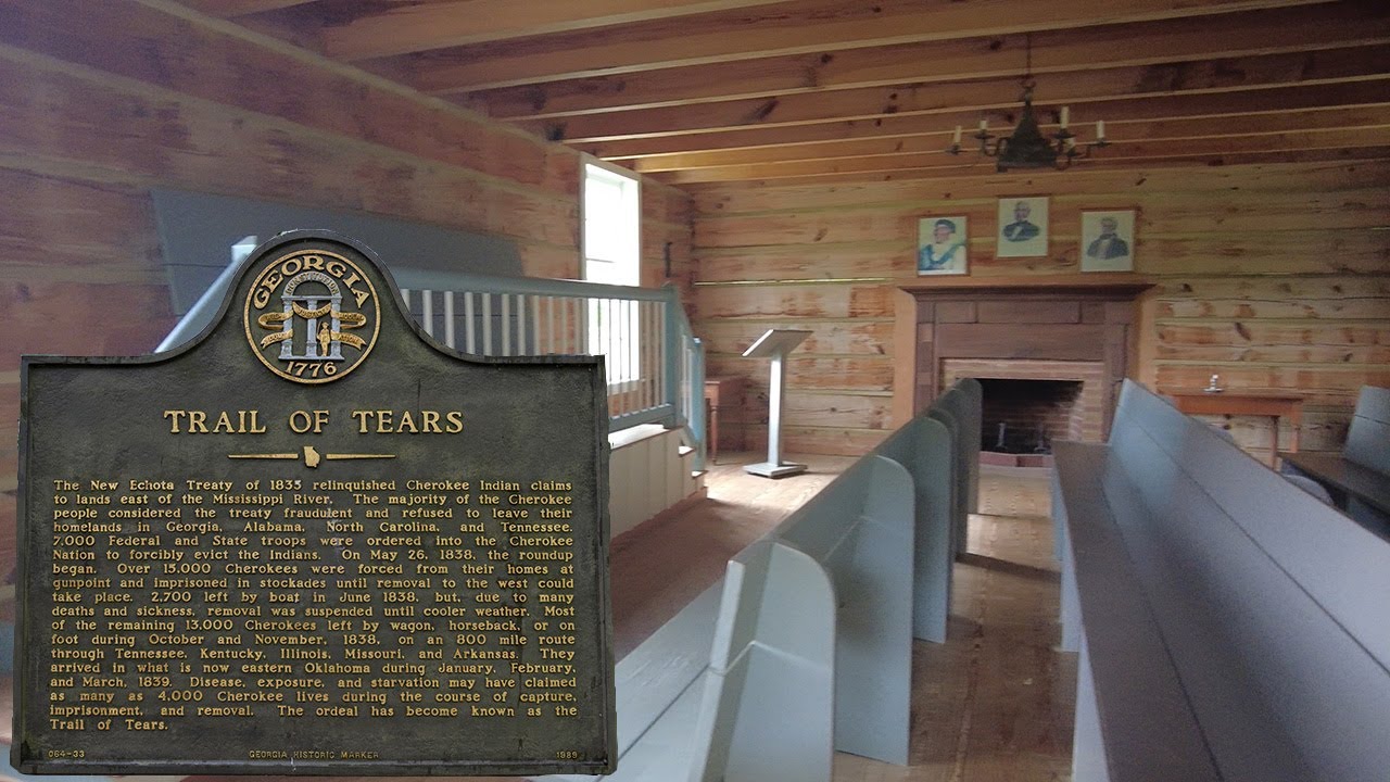 Visiting New Echota State Historic Site, Calhoun Georgia - YouTube