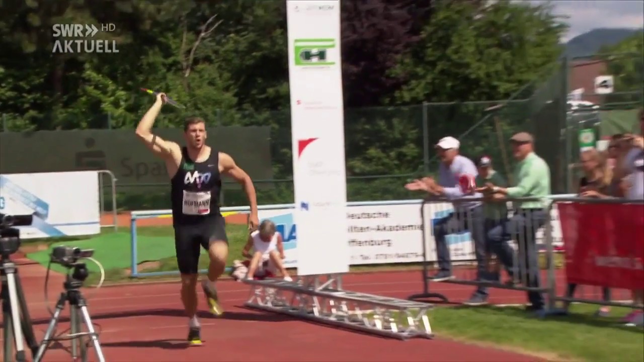 Javelin - Andreas Hofmann 92.06 meters (92,06) at Speerwurf Meeting in ...