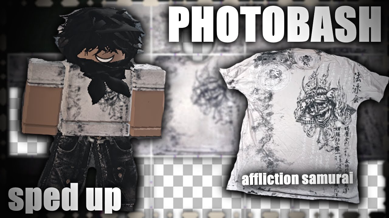 roblox clothing photobash - affliction samurai realism ( van - dalism ...