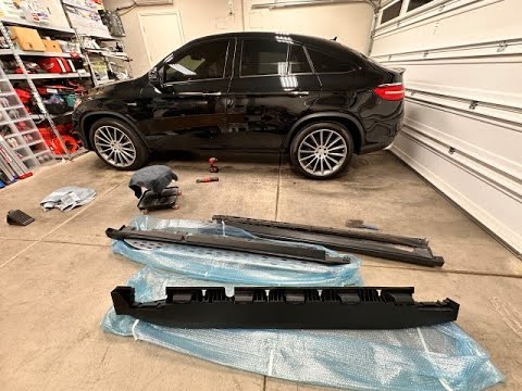 Mercedes Benz C292 GLE Running Board Installation - YouTube